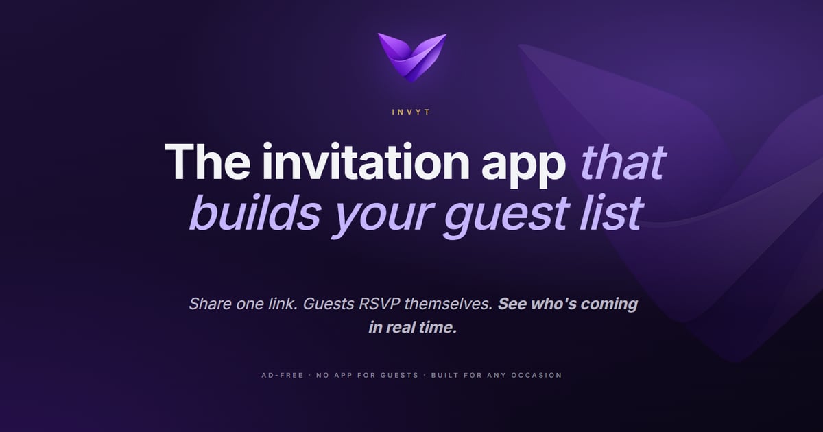 Best RSVP App 2026 · 6 Apps Compared | Invyt